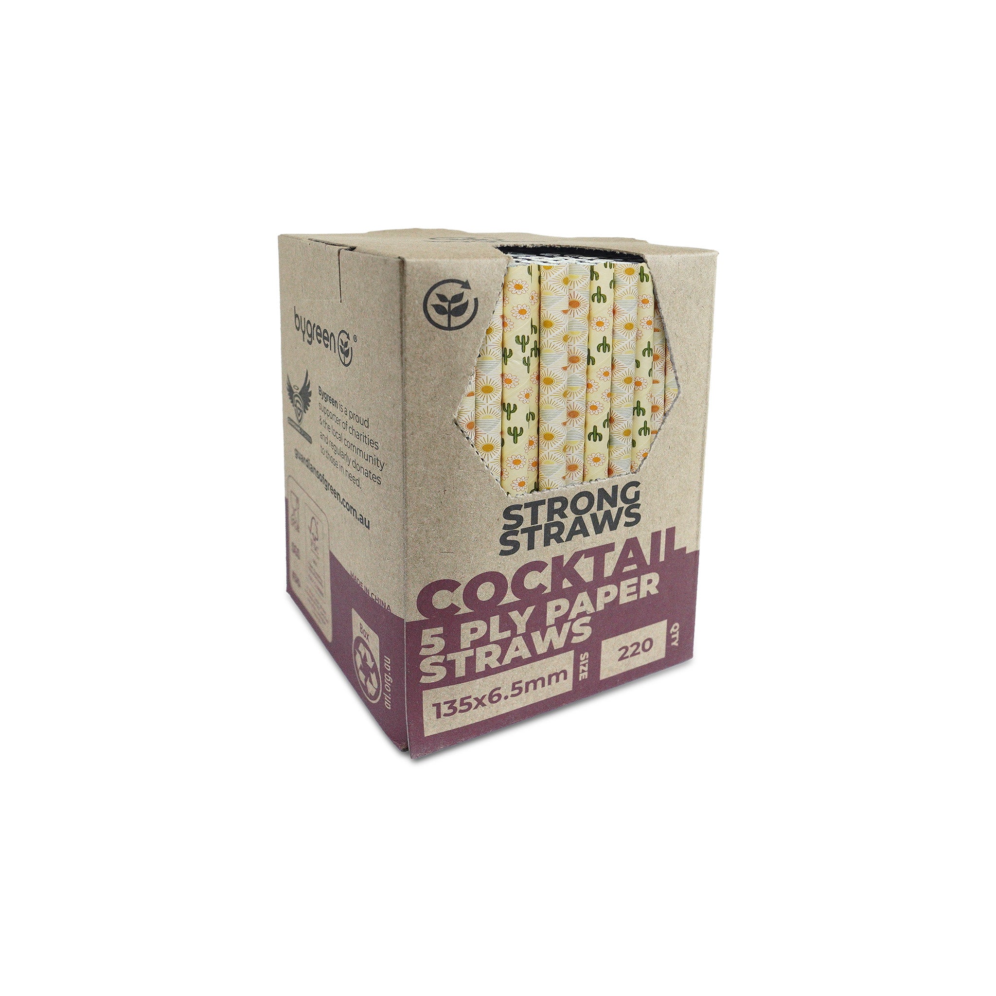 STRONG STRAWS - 5 PLY COCKTAIL PAPER STRAW - OASIS MIX – The Greenlife ...